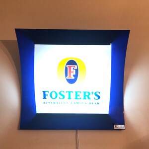 FOSTERS Beer (original) Sign Light on Good Conditions - Etsy