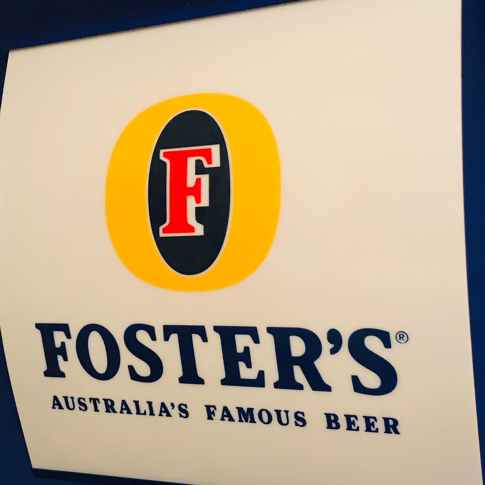 FOSTERS Beer original Sign Light on Good Conditions - Etsy