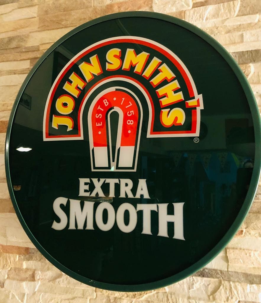 Original Johns Smiths Beer Sign Light on MINT Conditions - Etsy