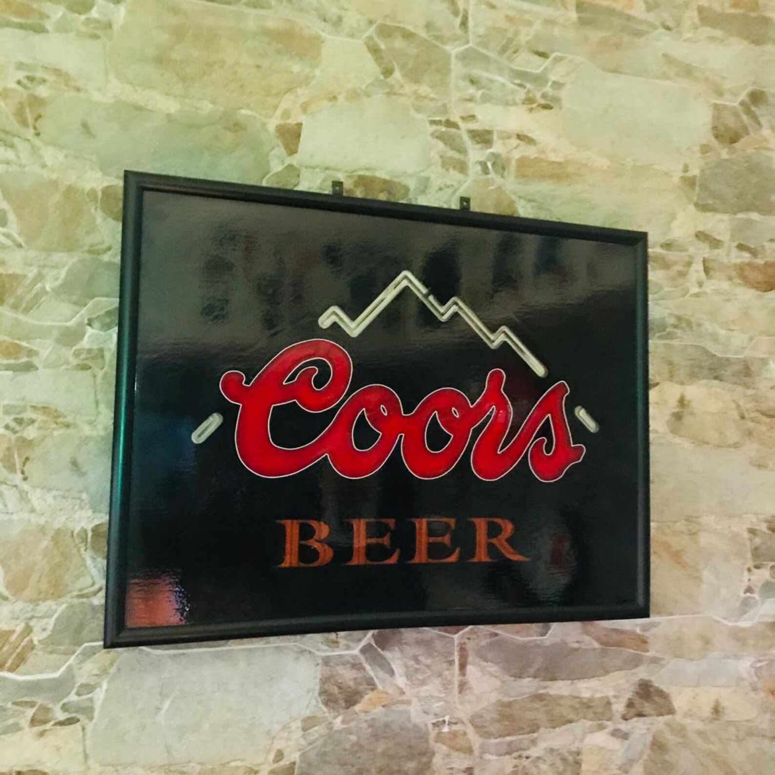 COORS Beer Sign Light From 90s - Etsy