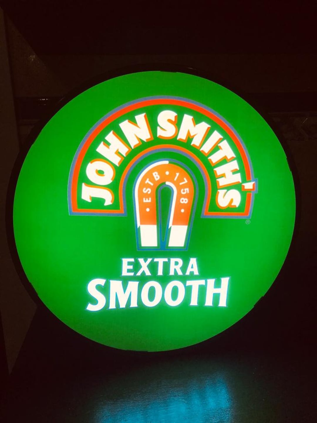 Original Johns Smiths Beer Sign Light on MINT Conditions - Etsy