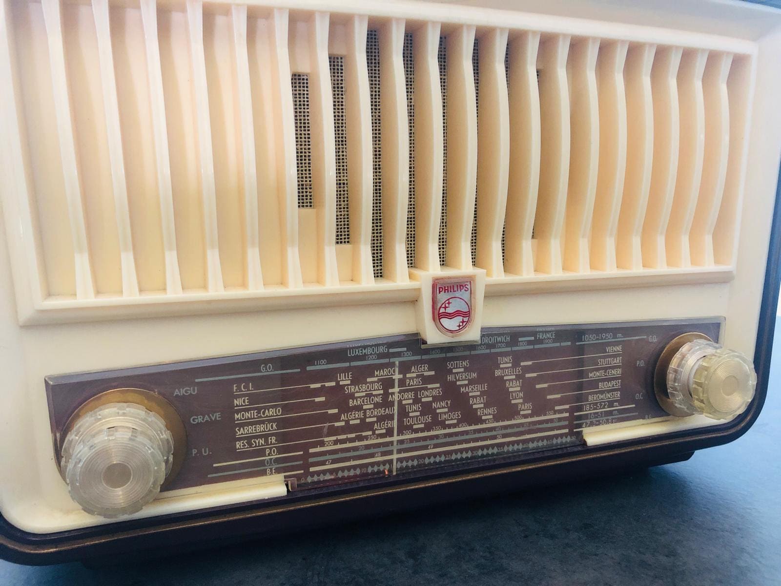 Radio Midcentury PHILIPS B2X80U Tubes- Valve - Good Conditions - Etsy