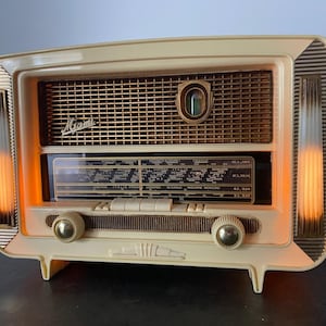 Vintage Valves Radio Art Decou Period Miami - Good Conditions - Etsy