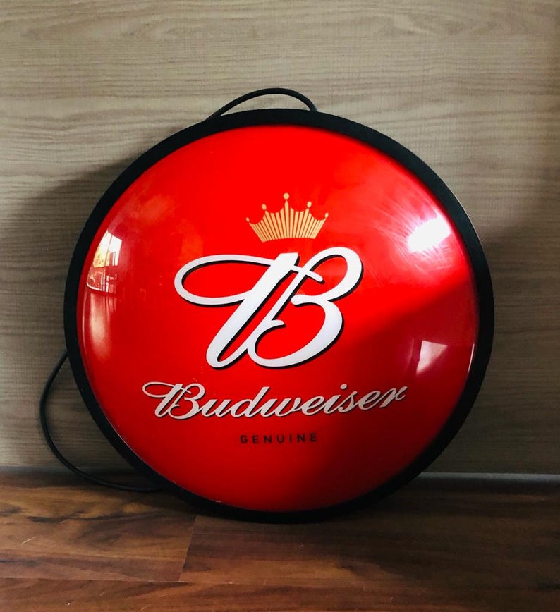 Budweiser Beer Sign Light on Good Conditions - Etsy