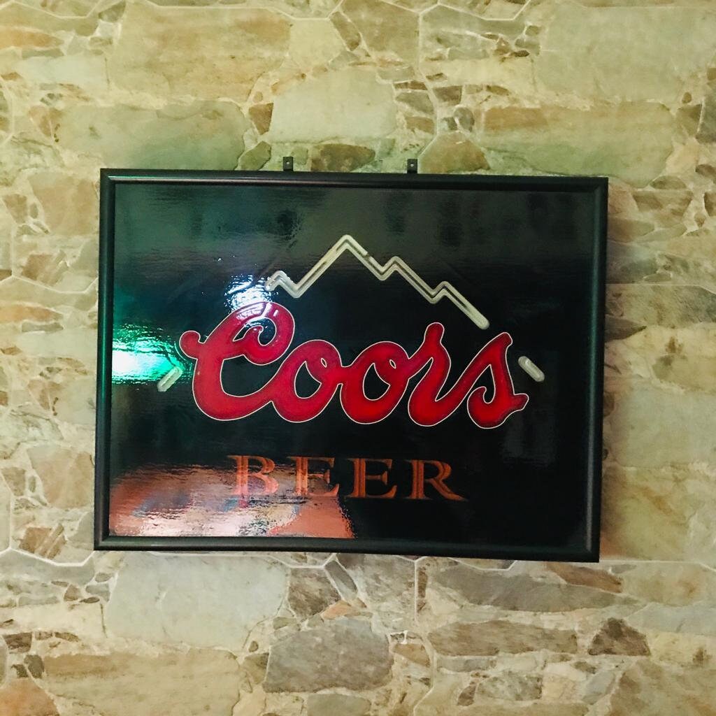 COORS Beer Sign Light From 90s - Etsy