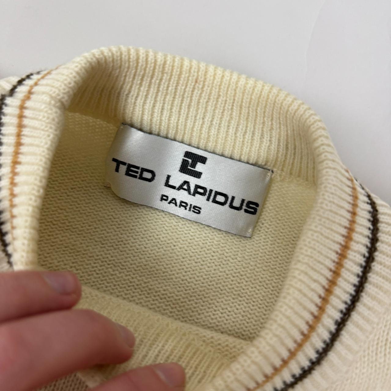 Ted Lapidus Paris Vintage 80s / 90s French Designer Pullover Sweater to ...