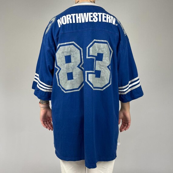 2000's NORTHWESTERN WILDCATS football alumini Blue t … - Gem