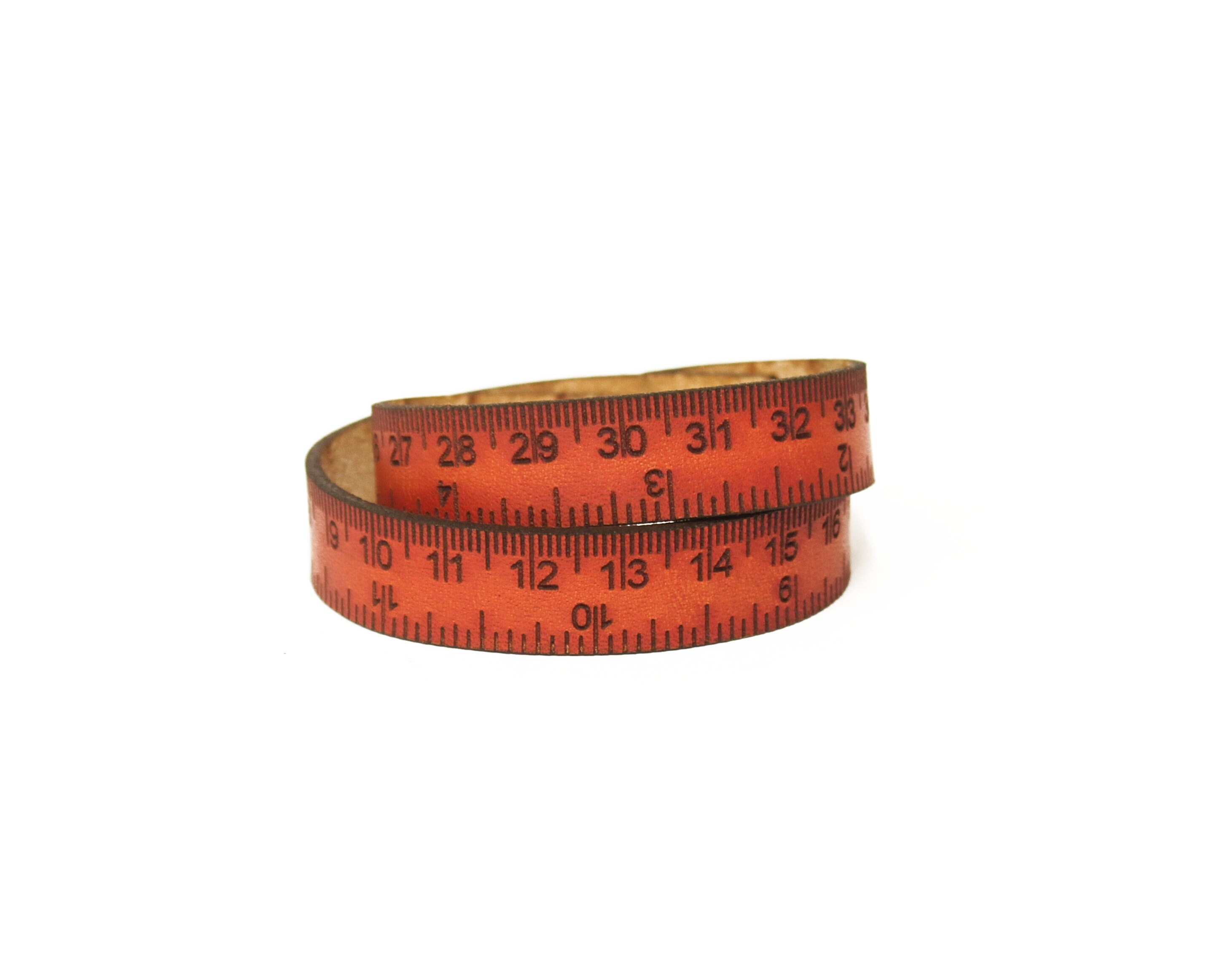 RULER BRACELET Double Wrap Wrist Ruler Bracelet With - Etsy