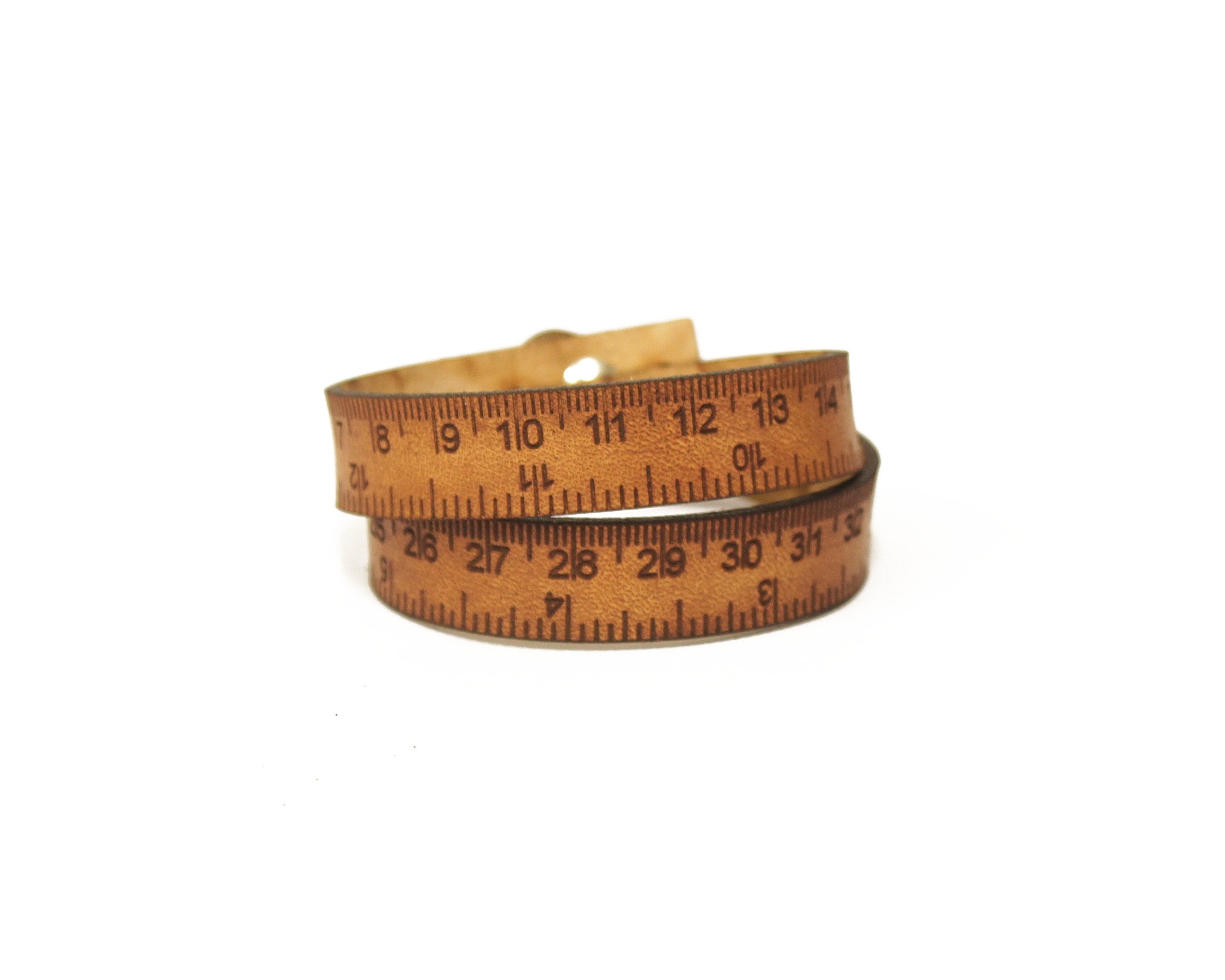 RULER BRACELET Double Wrap Wrist Ruler Bracelet With - Etsy