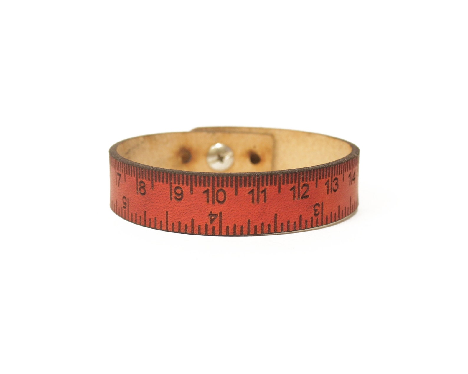 RULER BRACELET, SINGLE Wrap Wrist Ruler Bracelet With Personalization ...