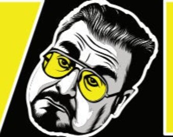 Limited Edition Big Lebowski Sticker What Would Jesus Do - Etsy