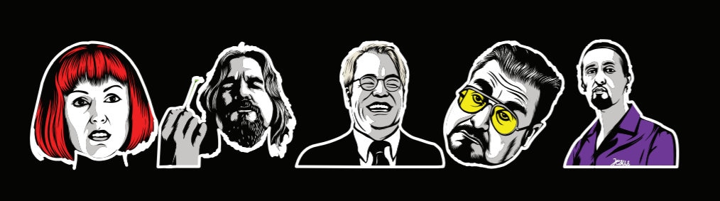 Limited Edition Big Lebowski Sticker - Jesus, Maude, Brandt, Walter ...