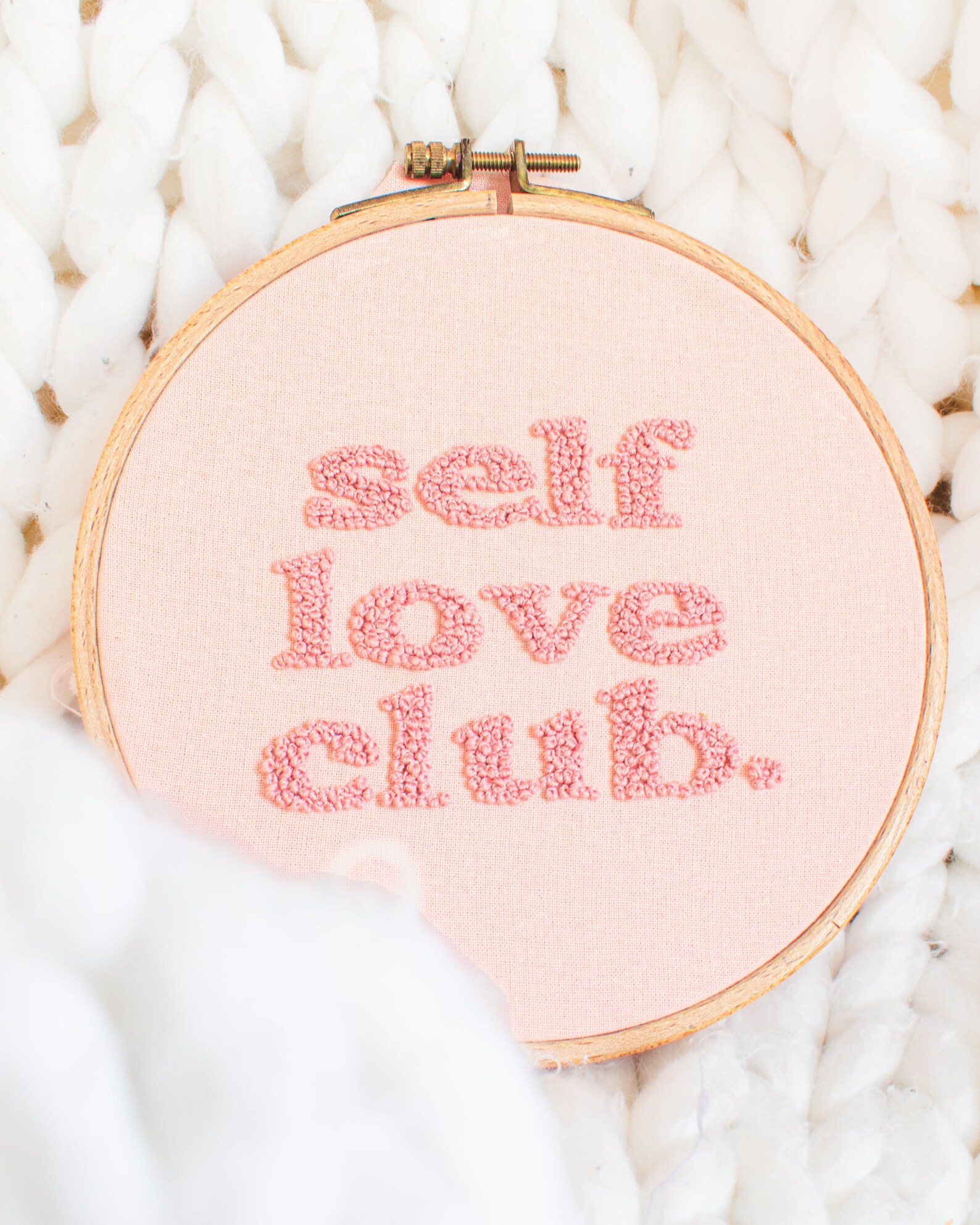 PDF PATTERN. Self Love Club Embroidery Design. Body Positivity. Digital ...