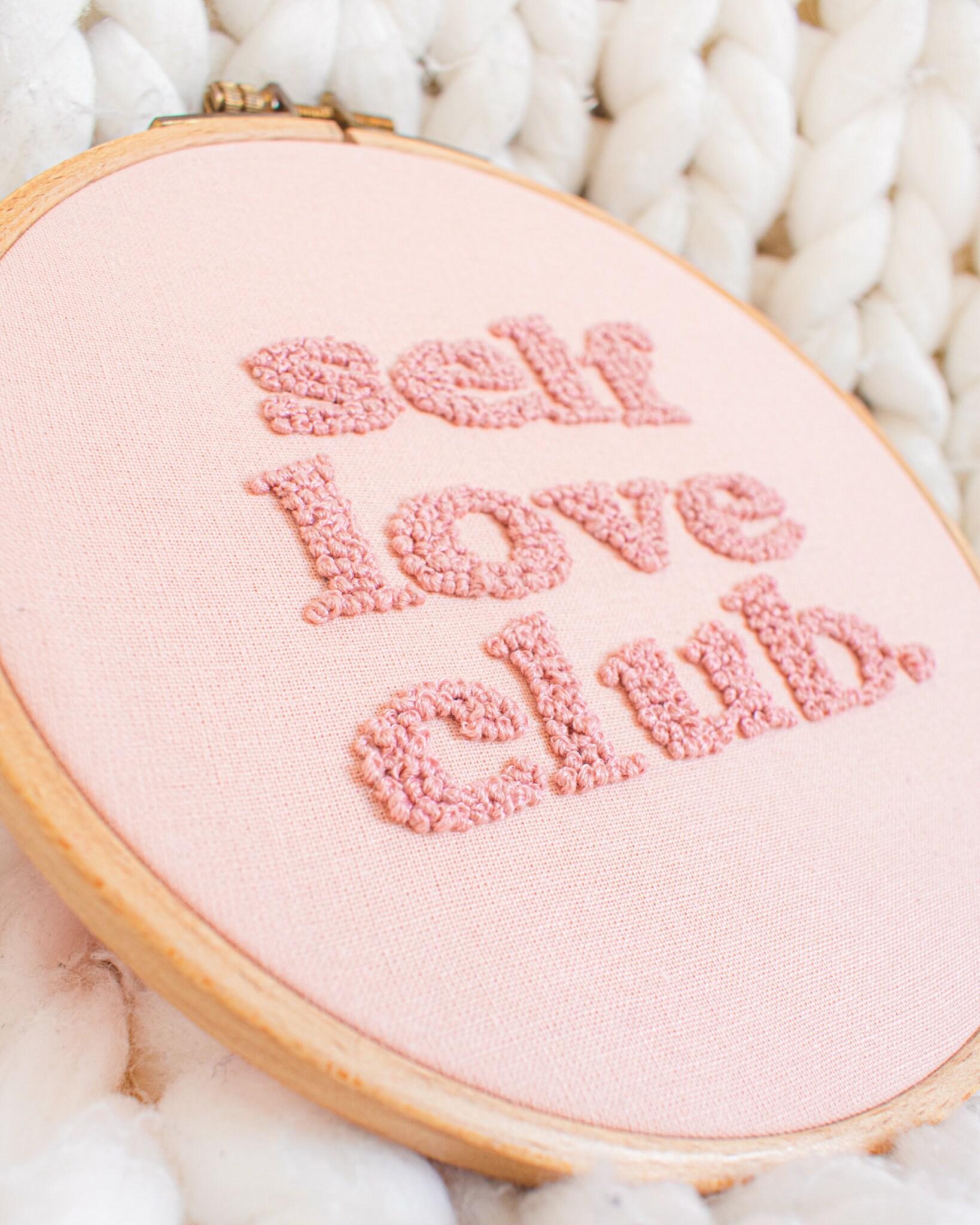 PDF PATTERN. Self Love Club Embroidery Design. Body Positivity. Digital ...