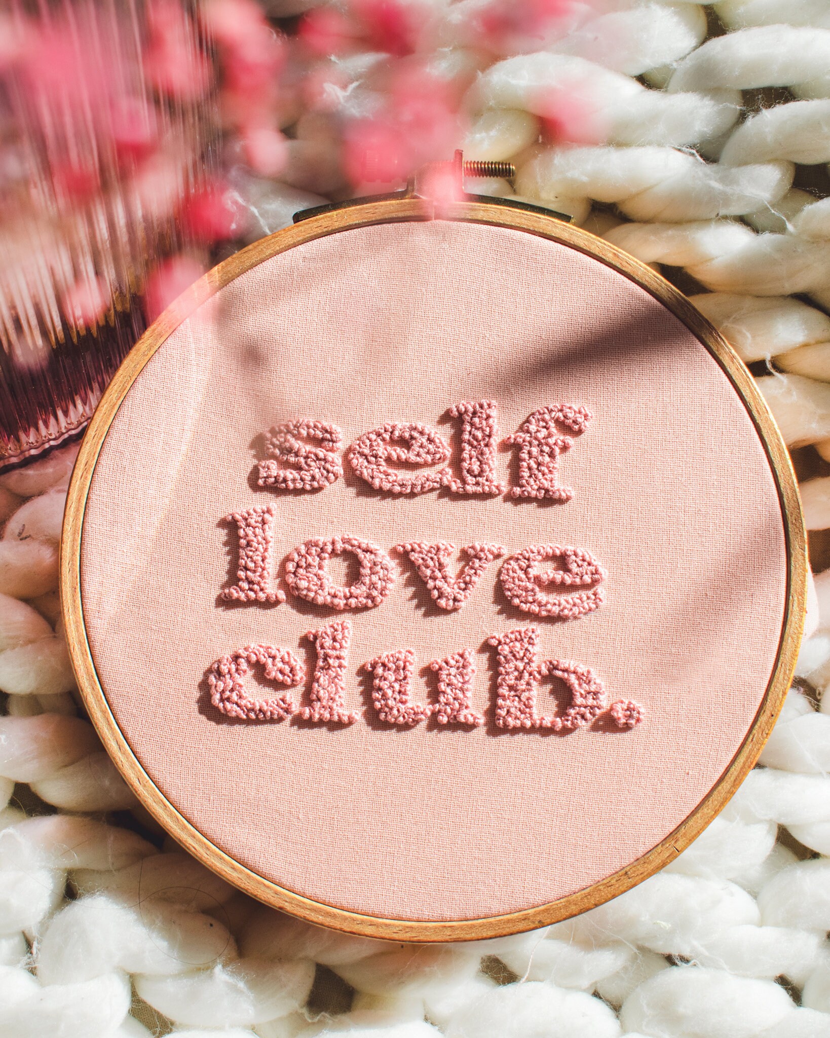PDF PATTERN. Self Love Club Embroidery Design. Body Positivity. Digital ...