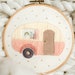 PDF PATTERN. Cute Caravan Embroidery Pattern Happy Camper Design ...