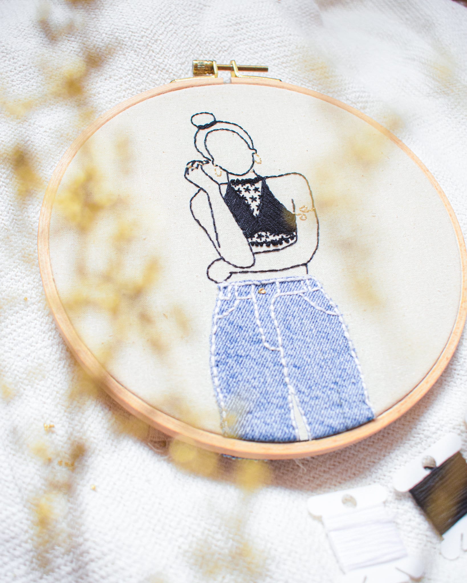 PDF Pattern. Bluejeans Body Embroidery Design. Digital - Etsy