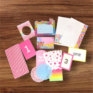 Color Me Happy Lisa Frank Junk Journal Kit / Mystery Junk Journal Kit ...