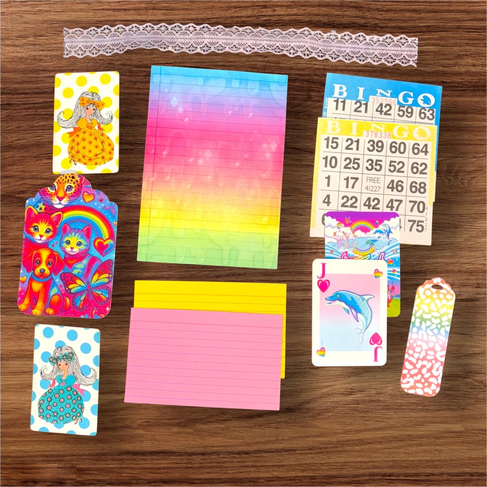 Color Me Happy Lisa Frank Junk Journal Kit / Mystery Junk Journal Kit ...