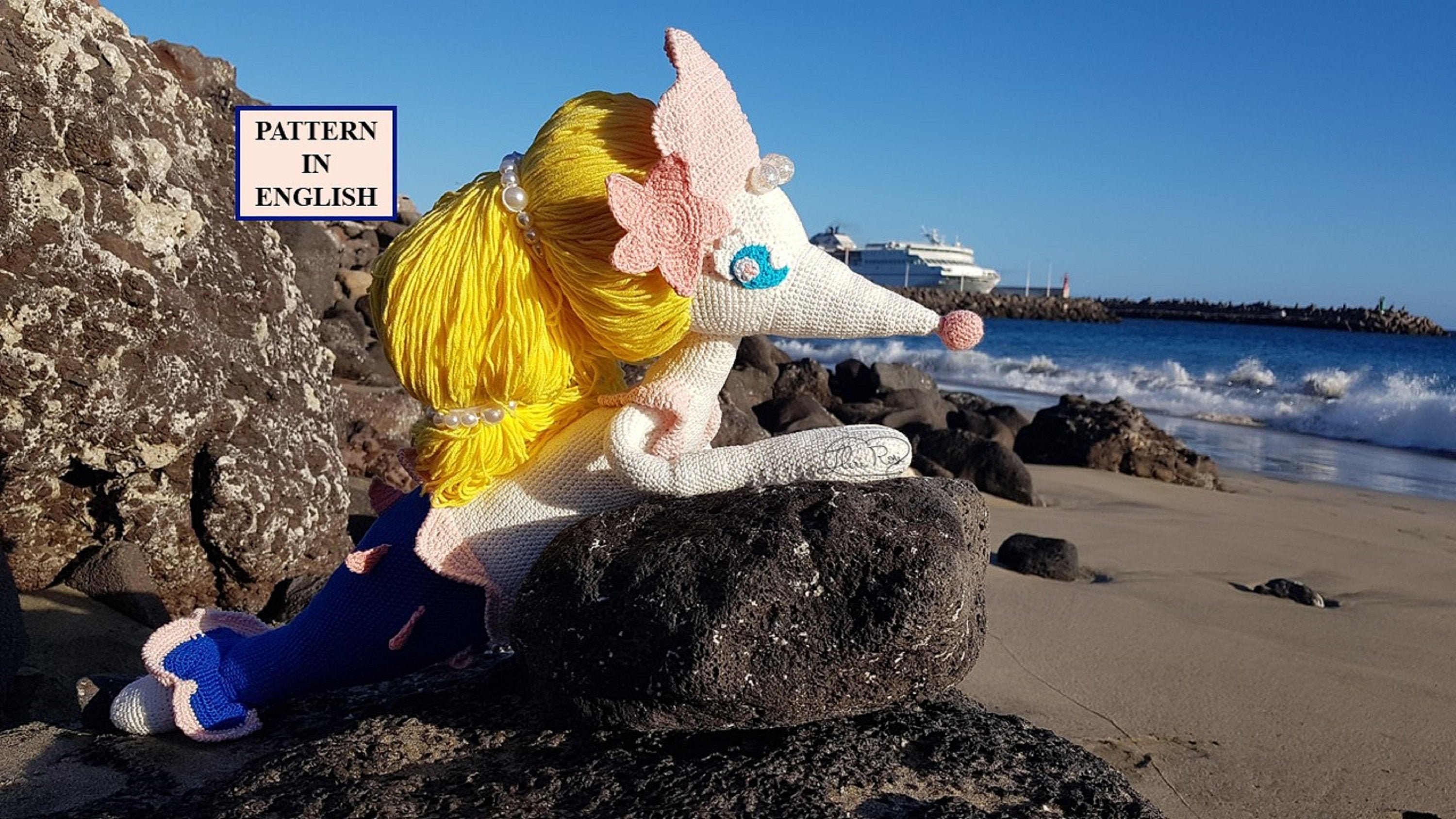 Pokemon Primarina Shiny Crochet Pattern in English | Pokemon Amigurumi ...