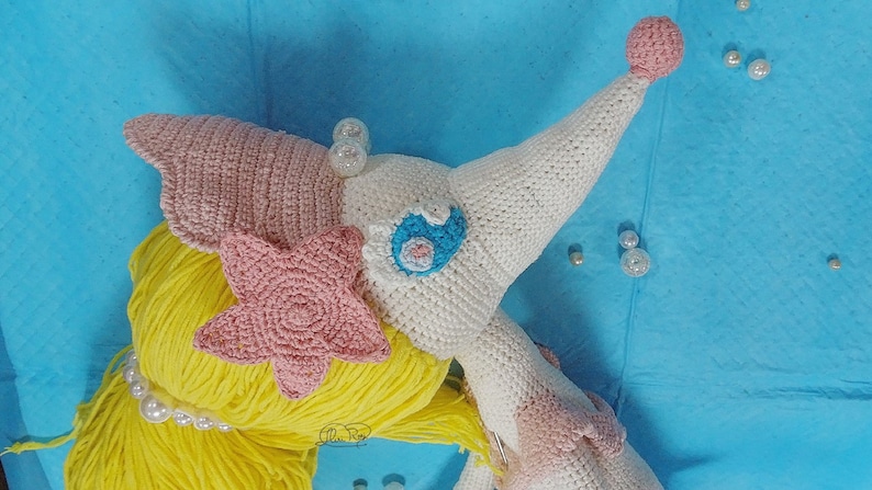 Pokemon Primarina Shiny Crochet Pattern in English | Pokemon Amigurumi ...