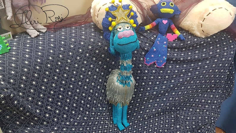 Reina Essence Crochet PATTERN in Spanish | Trolls Amigurumis PATTERN in ...