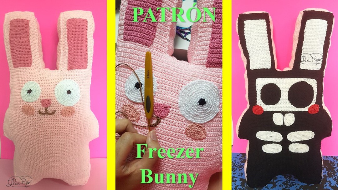 Double Sided Crochet Frieza Bunny Pattern in Spanish | Frieza Bunny in ...