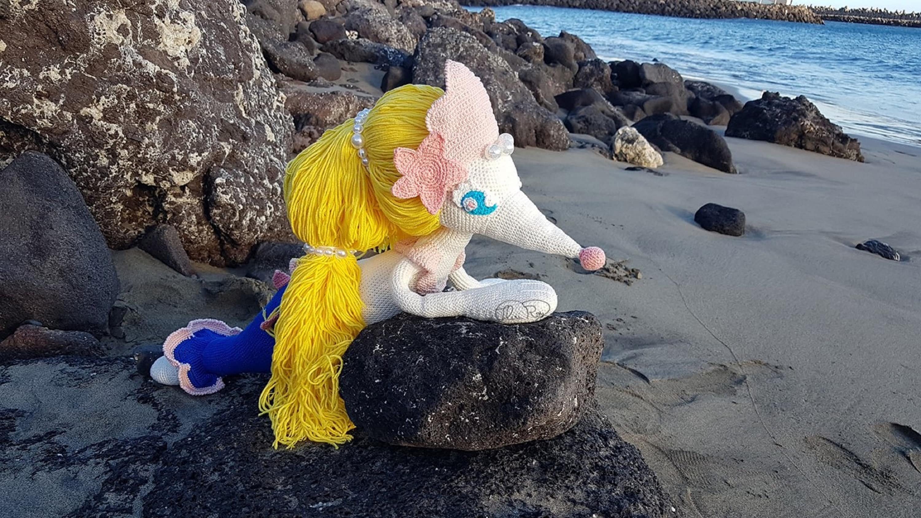 Pokemon Primarina Shiny Crochet Pattern in English | Pokemon Amigurumi ...
