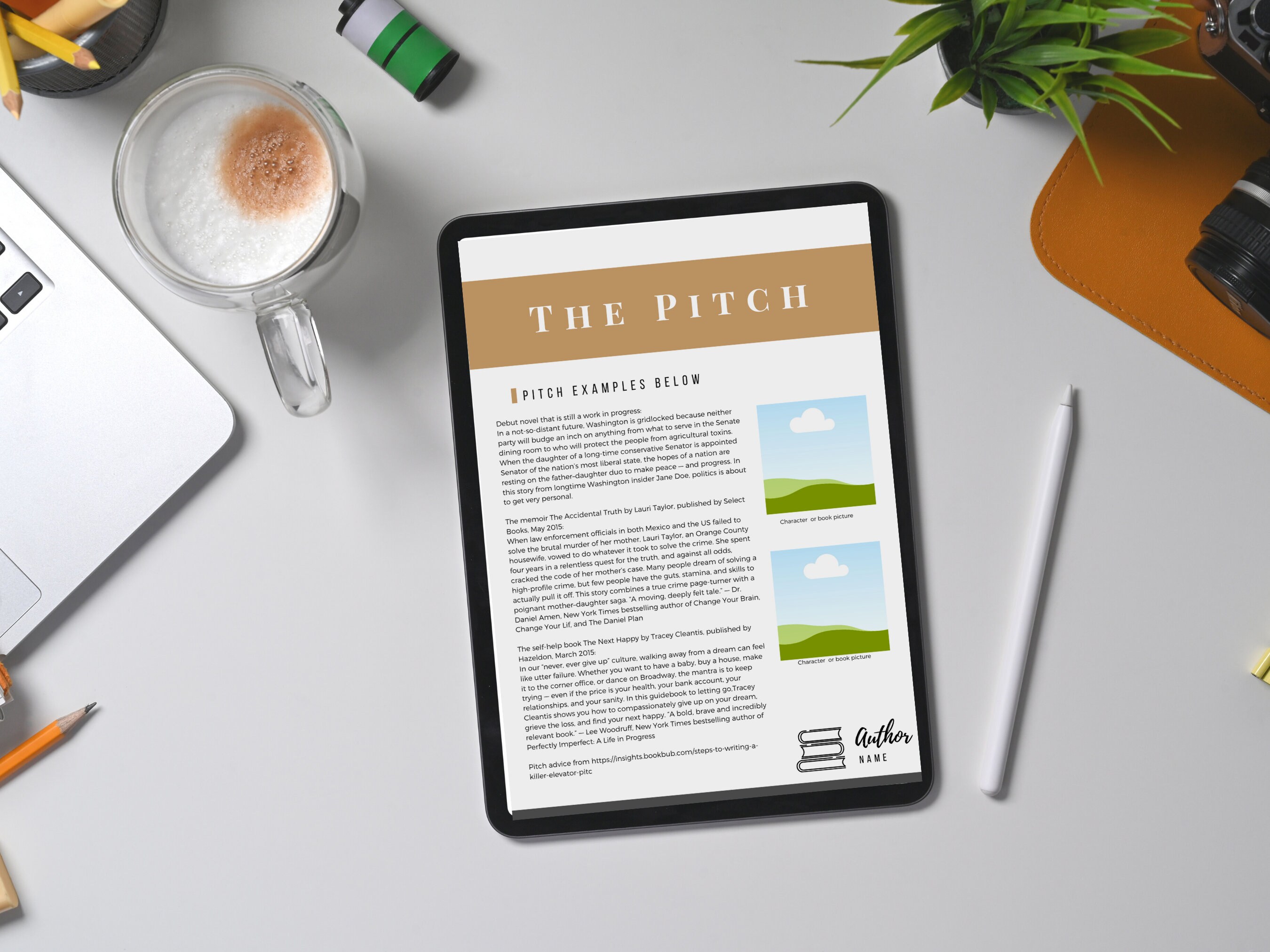 10 Book Author Media Kit Templates for Book Publicity, Author Marketing ...