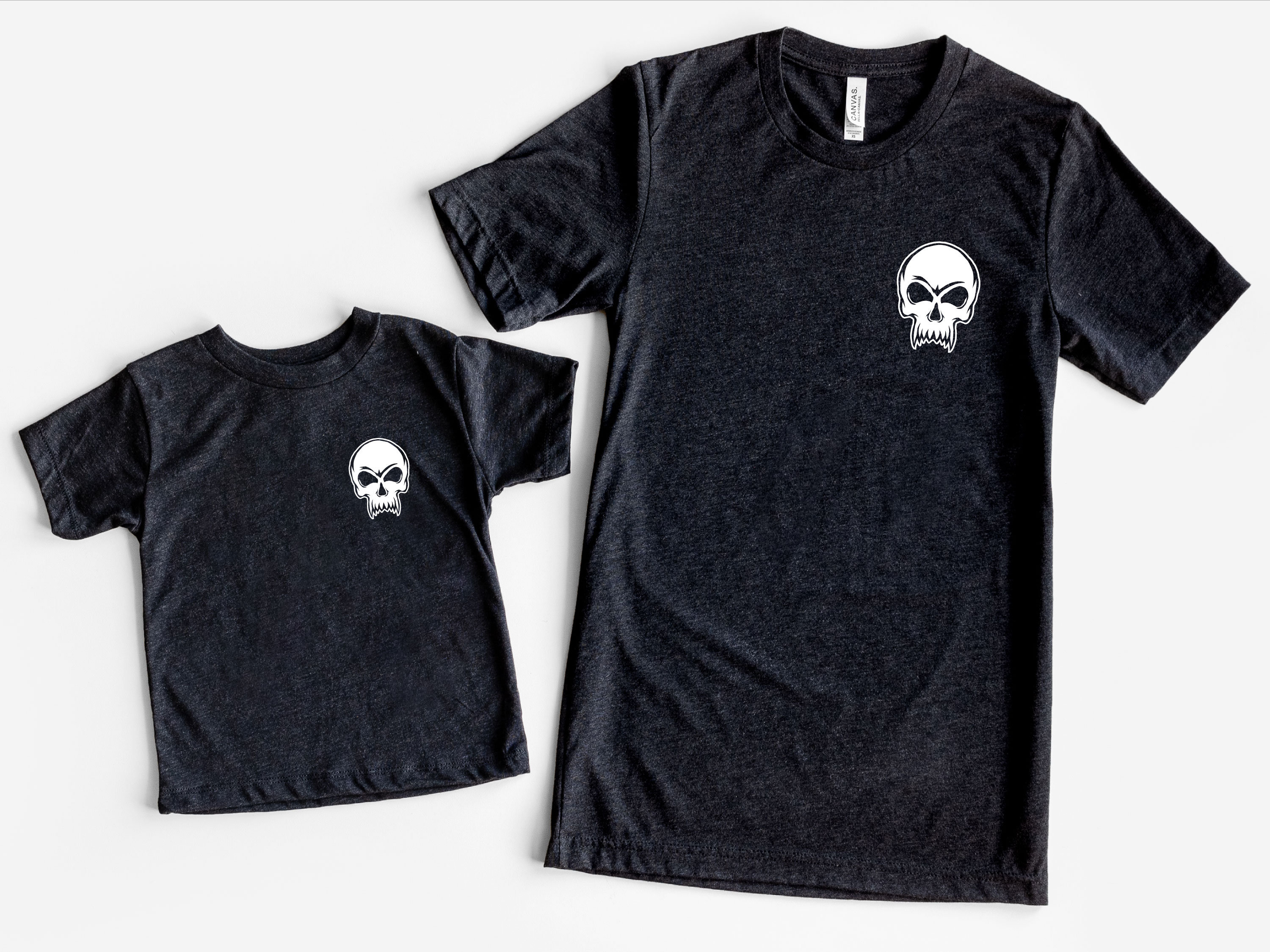 Pocket Size Skull Shirt Skeleton Head Shirt Minimalist - Etsy