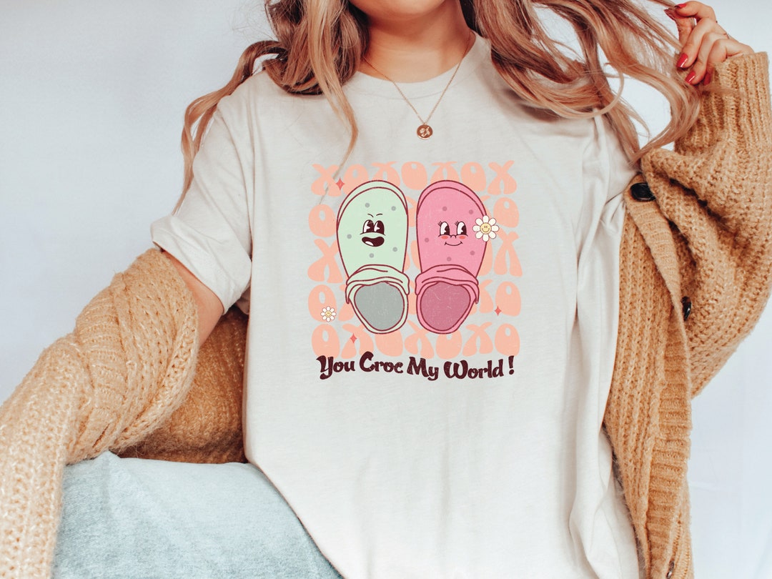 You Croc My World Shirt, Croc Valentines T-shirt, Funny Valentines Day ...