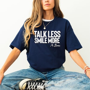 Talk Less Smile More T-shirt, Broadway Tshirt, Lin Manuel Shirt, Hamilton Burr Tshirt, Broadway ...