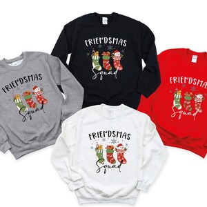 Friendsmas Tshirt, Xmas Gifts, Christmas Stockings Squad Shirt ...