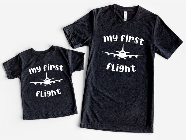 First Flight Shirt First Airplane Ride Kids Travel Shirt | Etsy