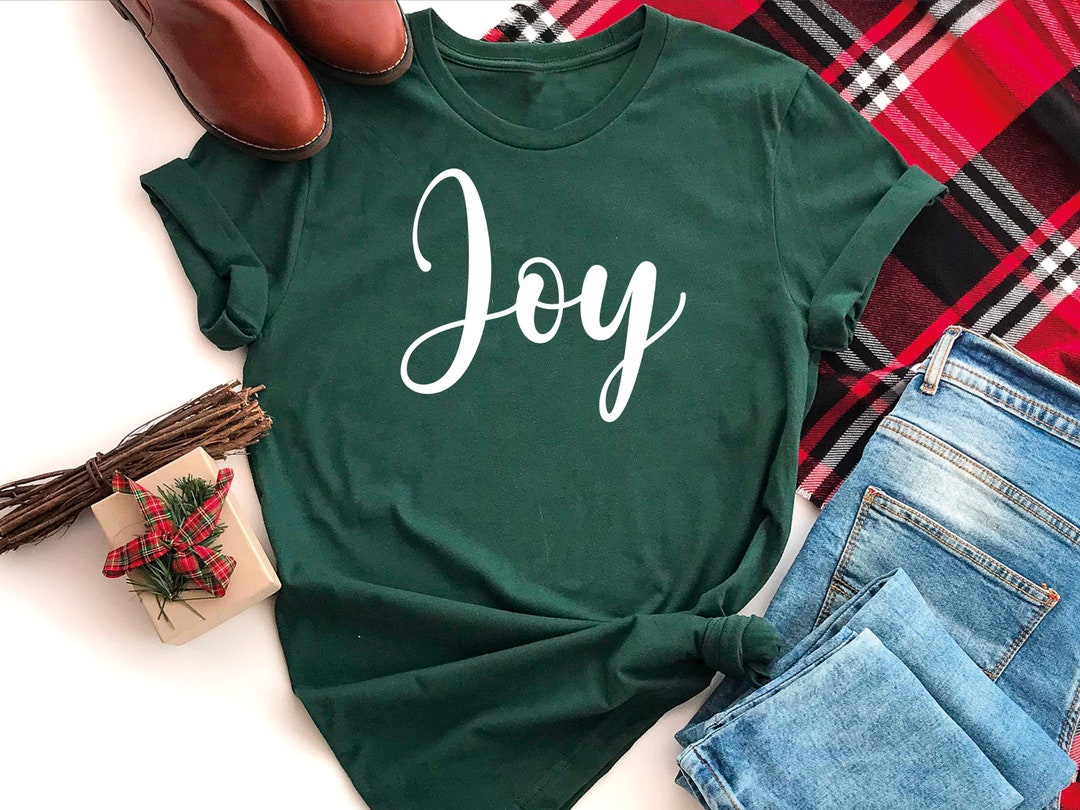 Joy Shirt, Wife Christmas Gift, Choose Joy T-shirt, Christmas Joy Shirt ...