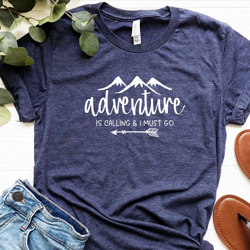 Mountains Shirt Adventure Shirt Camping Shirts Vacation - Etsy
