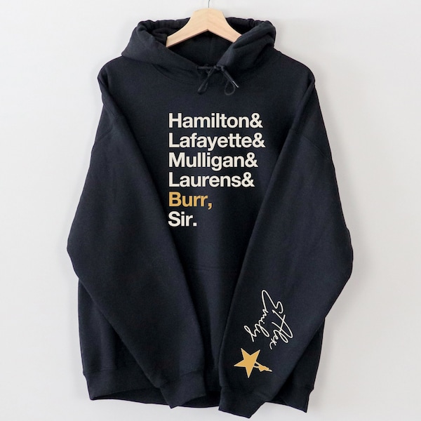 Hamilton Musical Hoodie - Etsy
