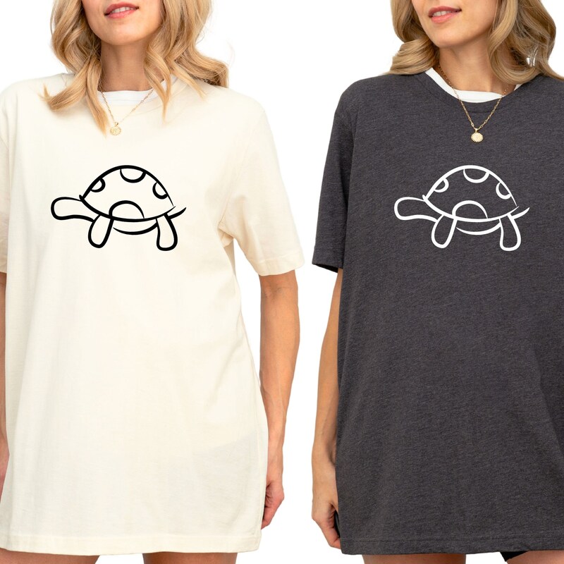 Turtle Tshirt - Etsy