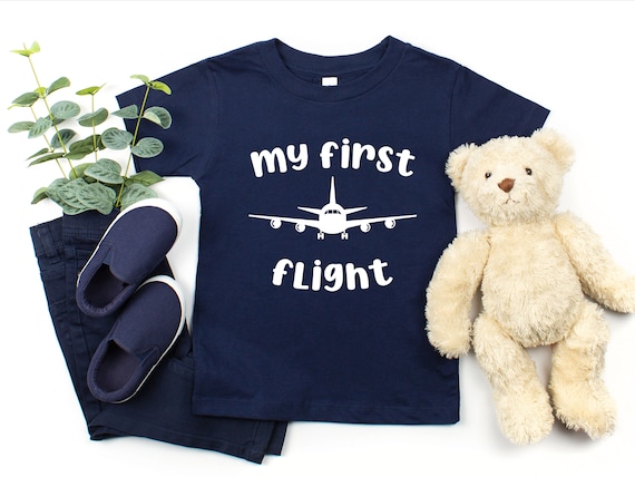 First Flight Shirt First Airplane Ride Kids Travel Shirt | Etsy