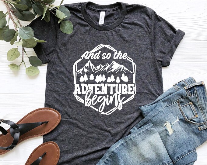 Mountains Shirt Adventure Shirt Camping Shirts Vacation - Etsy