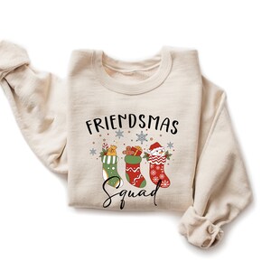 Friendsmas Tshirt, Xmas Gifts, Christmas Stockings Squad Shirt ...