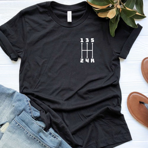 Save the Manuals Stick Shift 5 Speed T-shirt - Etsy