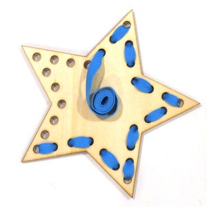 Shape Lacing Pictures Shapes Shape Lacing Puzzle Fine - Etsy