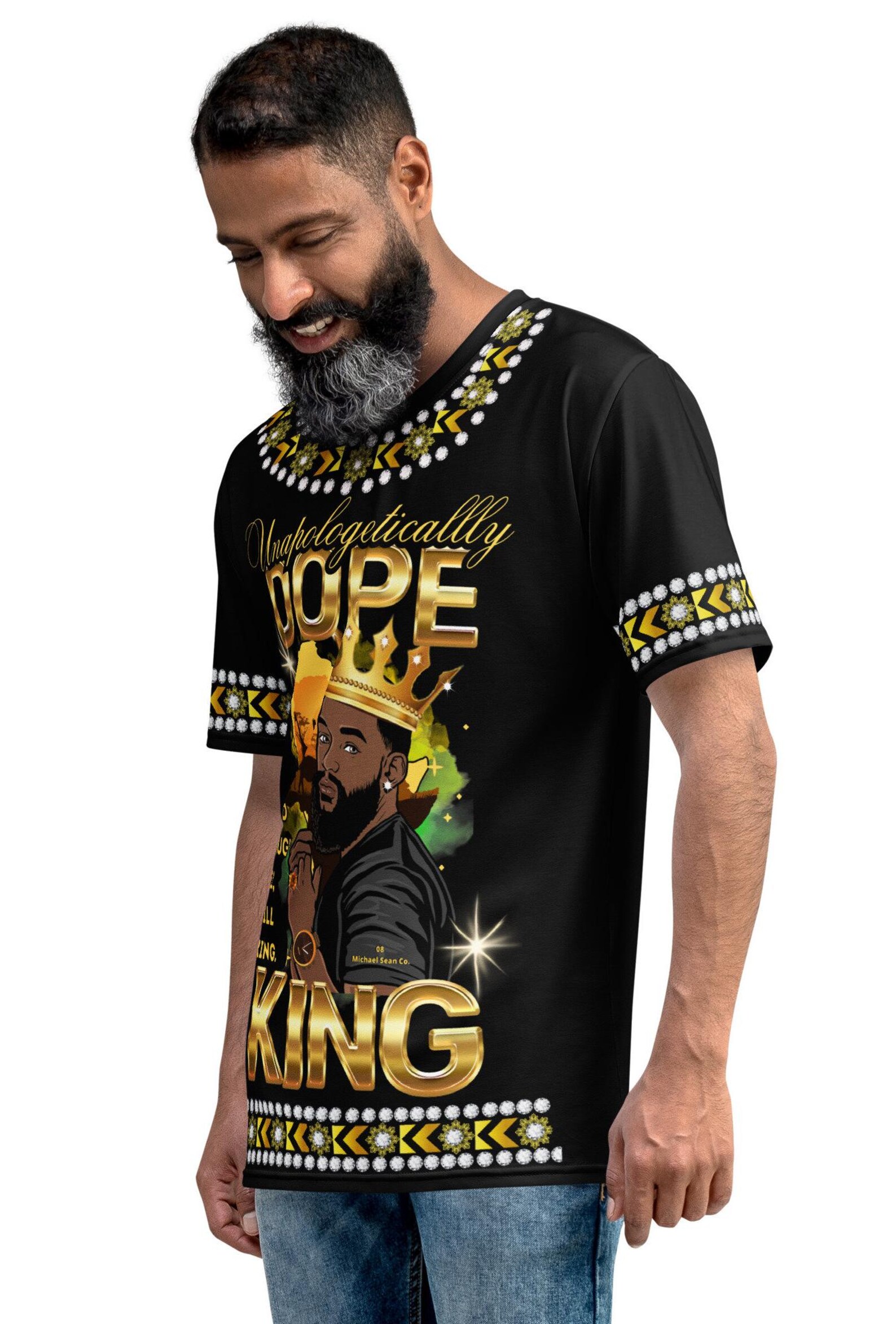 Men's T-shirt - Dope King Cool Trendy Style Festive Classic Royal ...
