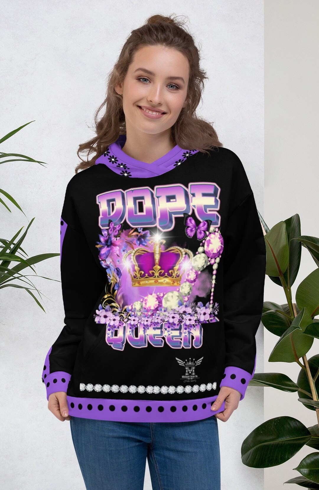 Women Hoodie - Dope Queen Luxury Cool Trendy Style Classic Chic Royal ...