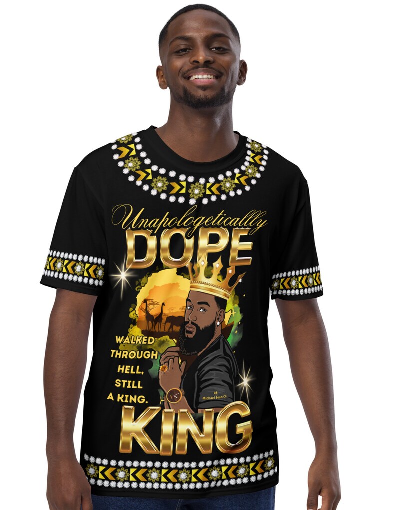 Men's T-shirt - Dope King Cool Trendy Style Festive Classic Royal ...