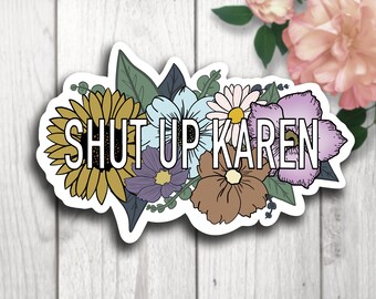 Shut up Sticker - Etsy