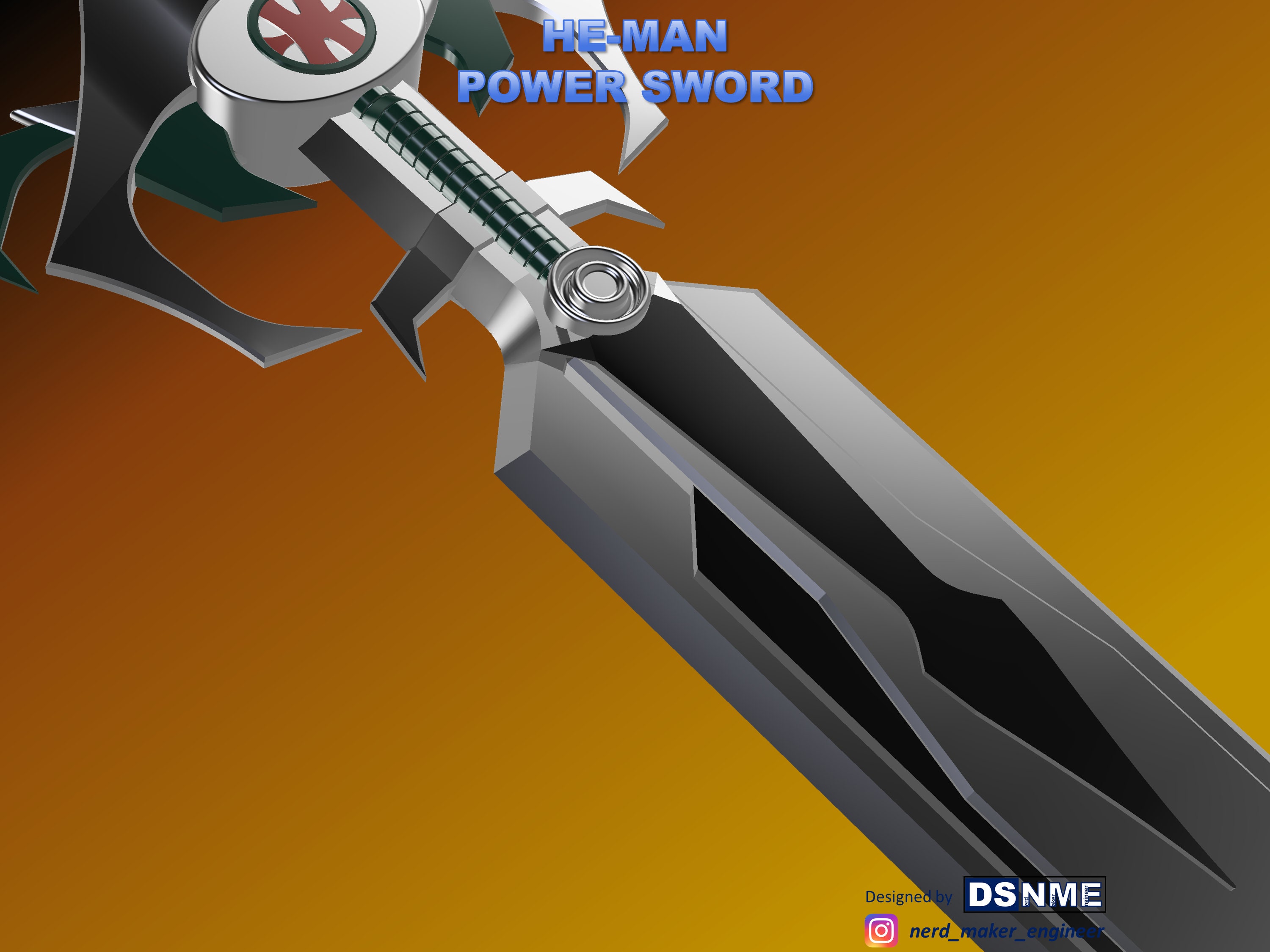 HE-MAN Power Sword 2002 - Life Size (STL Files for 3D Printing) - Etsy