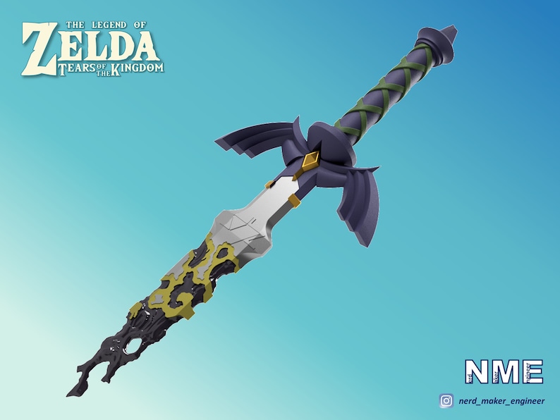 Master Sword - Zelda Tears of the Kingdom - Decayed and Fused - Life ...