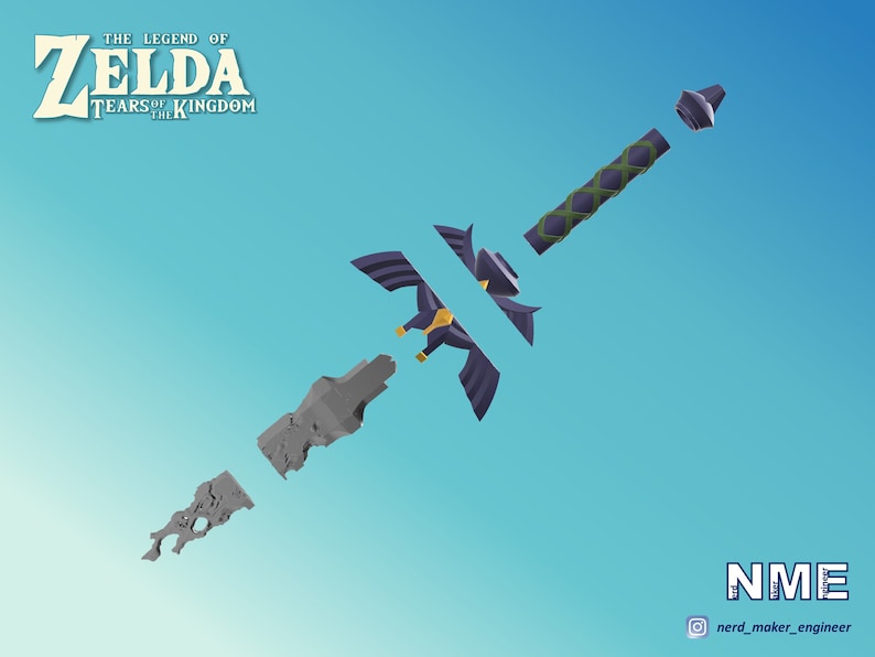 Master Sword - Zelda Tears of the Kingdom - Decayed and Fused - Life ...